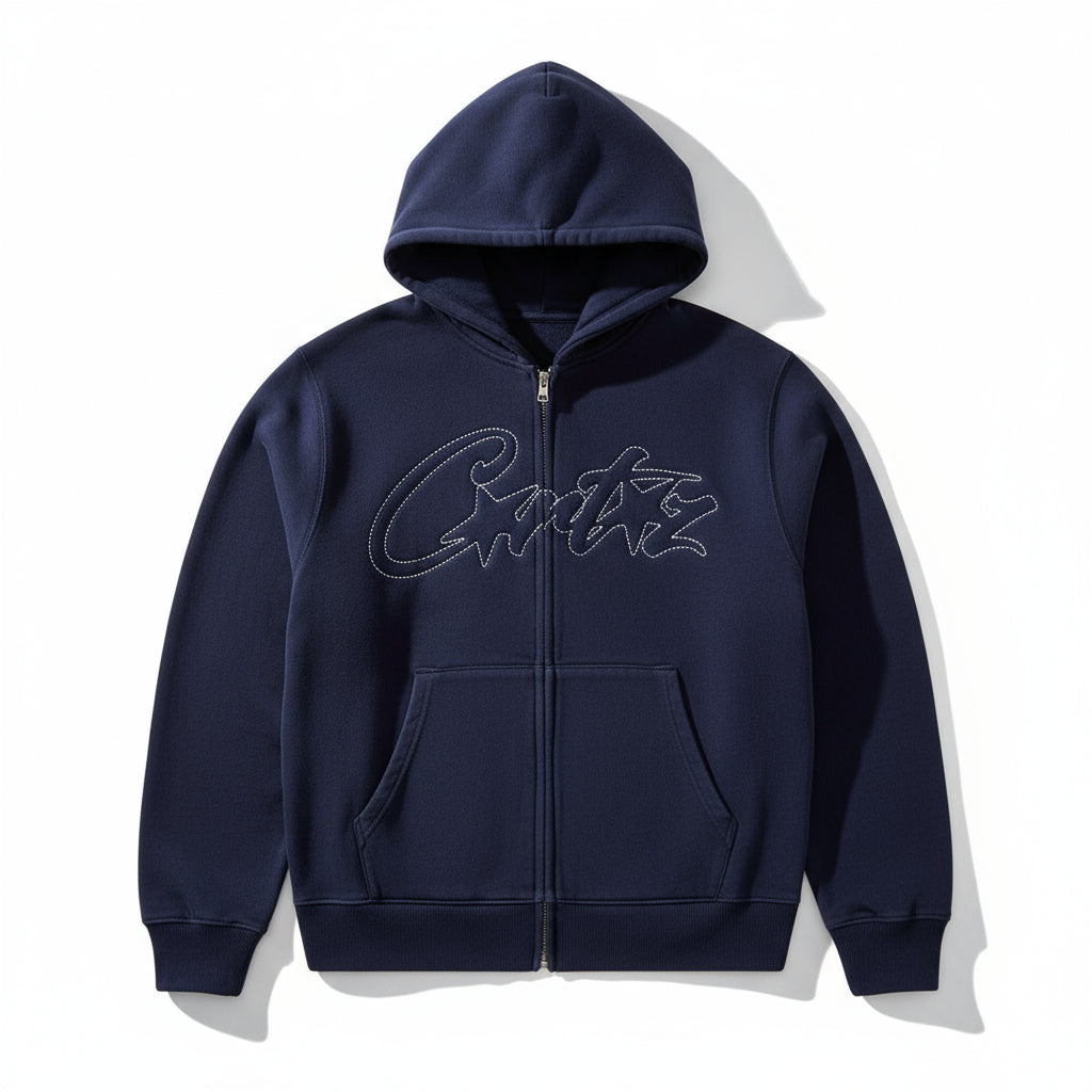 Corteiz Thick Stitch Allstarz Zip Hoodie – Pursuit